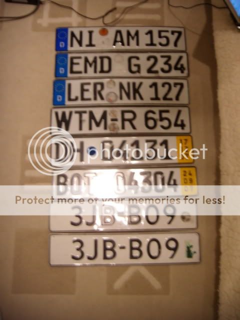 FS : German/Dutch plates | VW Vortex - Volkswagen Forum