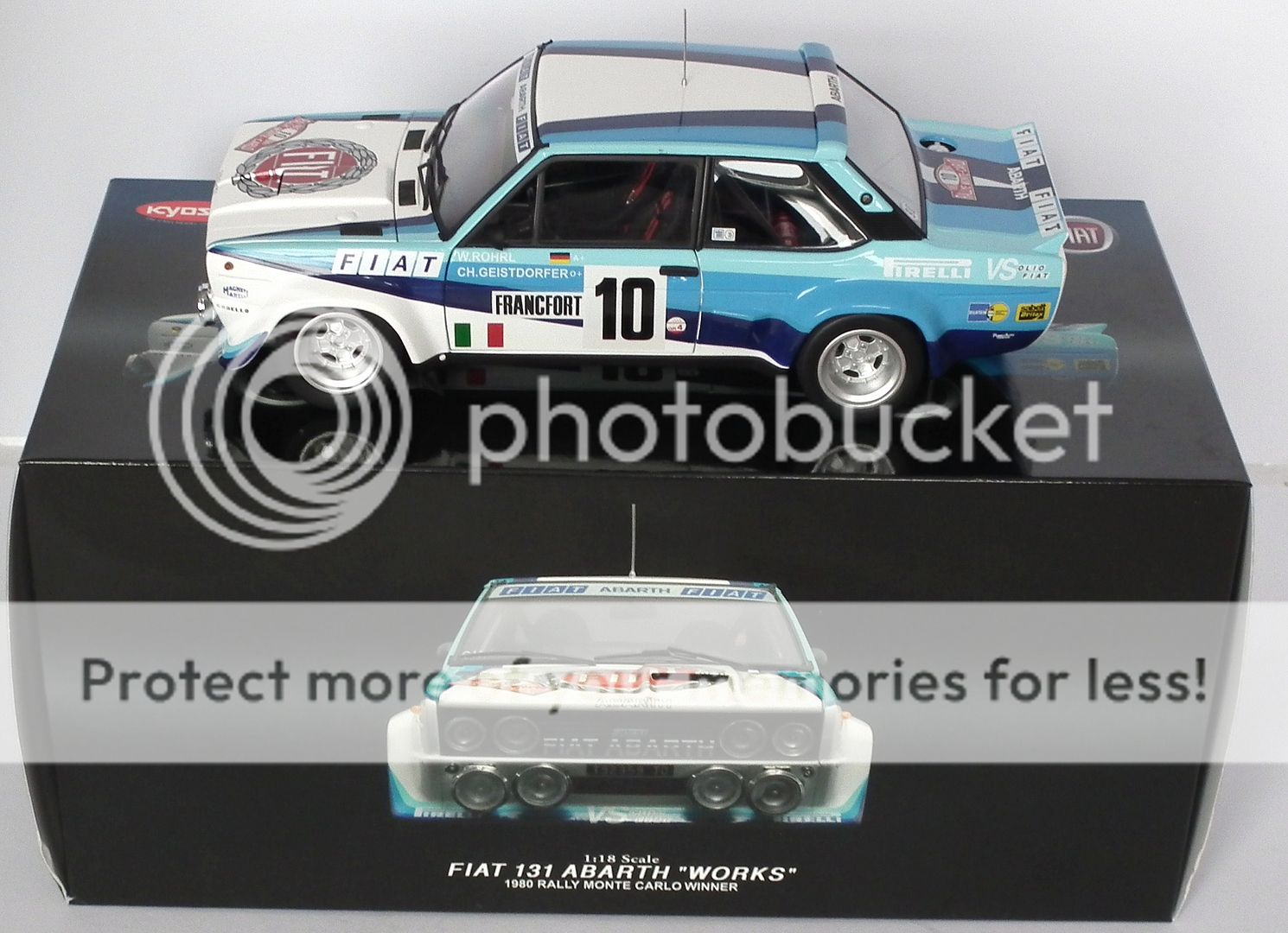 Kyosho - Fiat 131 Abarth Works Team - Walter Rohrl | DiecastXchange Forum