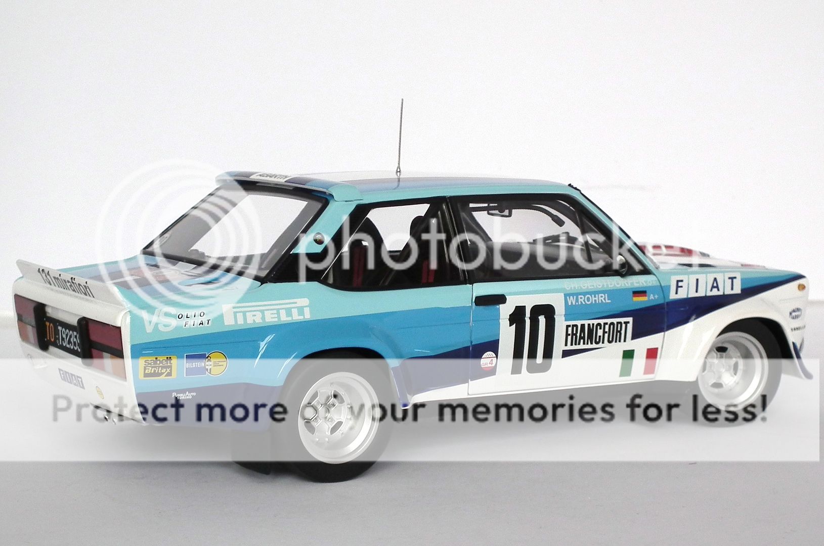 Kyosho - Fiat 131 Abarth Works Team - Walter Rohrl | DiecastXchange Forum