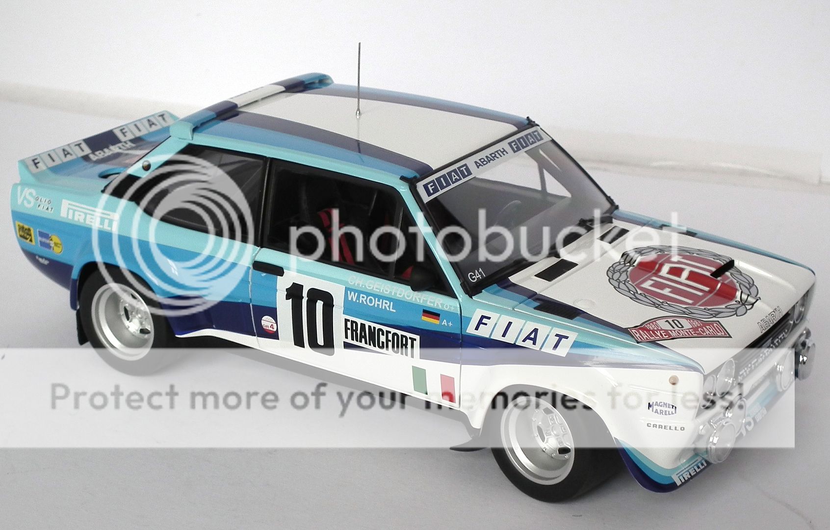 Kyosho - Fiat 131 Abarth Works Team - Walter Rohrl | DiecastXchange Forum
