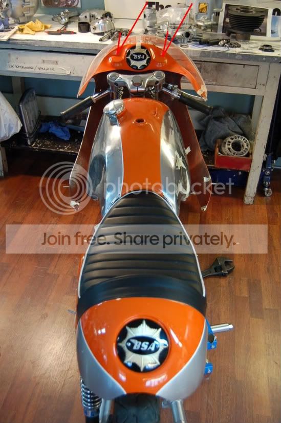 Mounting Avon fairing on A-frame - Britbike forum