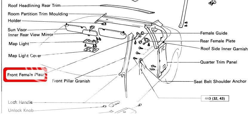 T-top bracket part number | MR2 Owners Club Forum